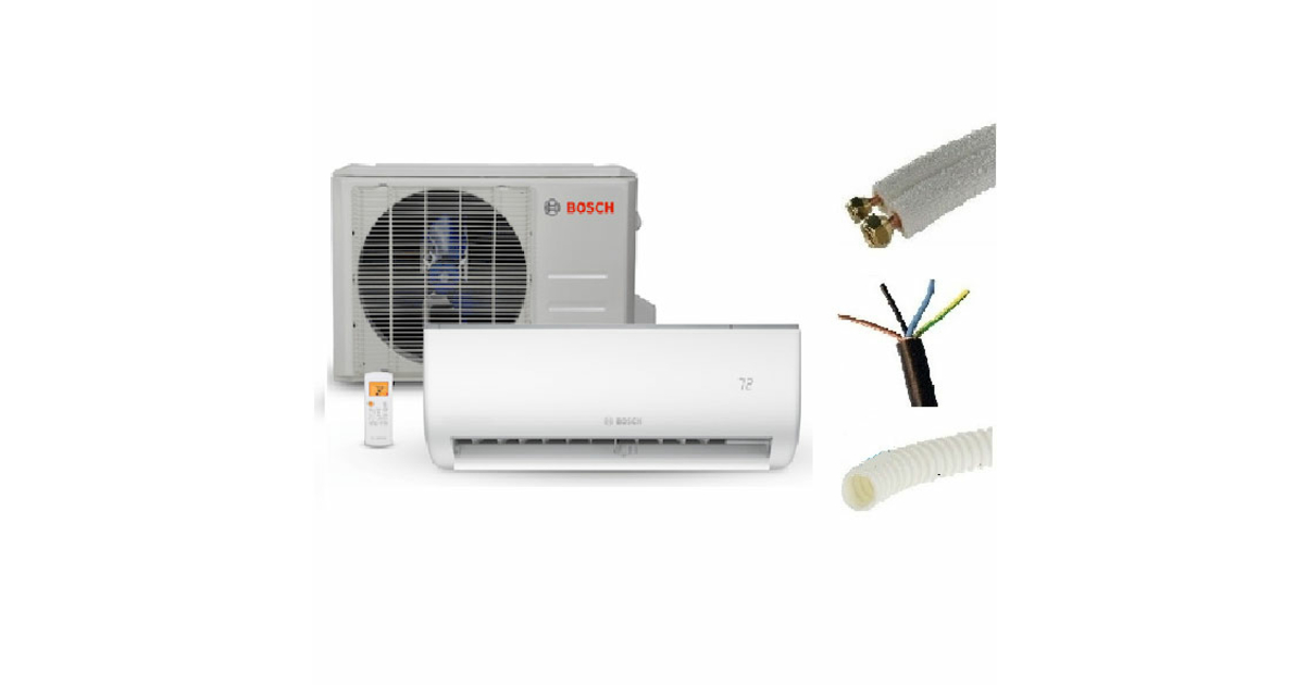 PRET A POSER CLIMATISATION MURALE BOSCH 3500W INVERTER + KIT DE POSE 5 METRES ( 45 m2 max ...